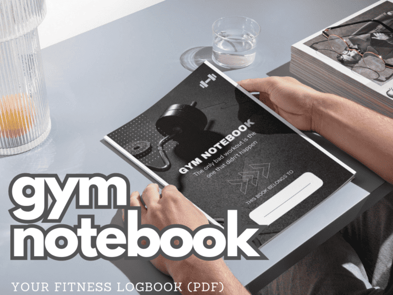 Gym Fitness Notebook PDF Printable Buku Logbook Nge-gym - TitipSandal