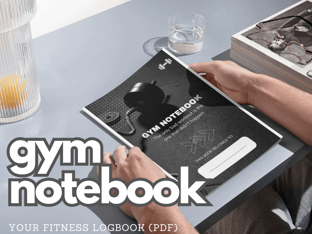 Gym Fitness Notebook PDF Printable Buku Logbook Nge-gym - TitipSandal